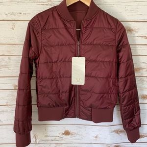 lululemon athletica | Jackets & Coats | Nwt Lululemon Non Stop Bomber ...